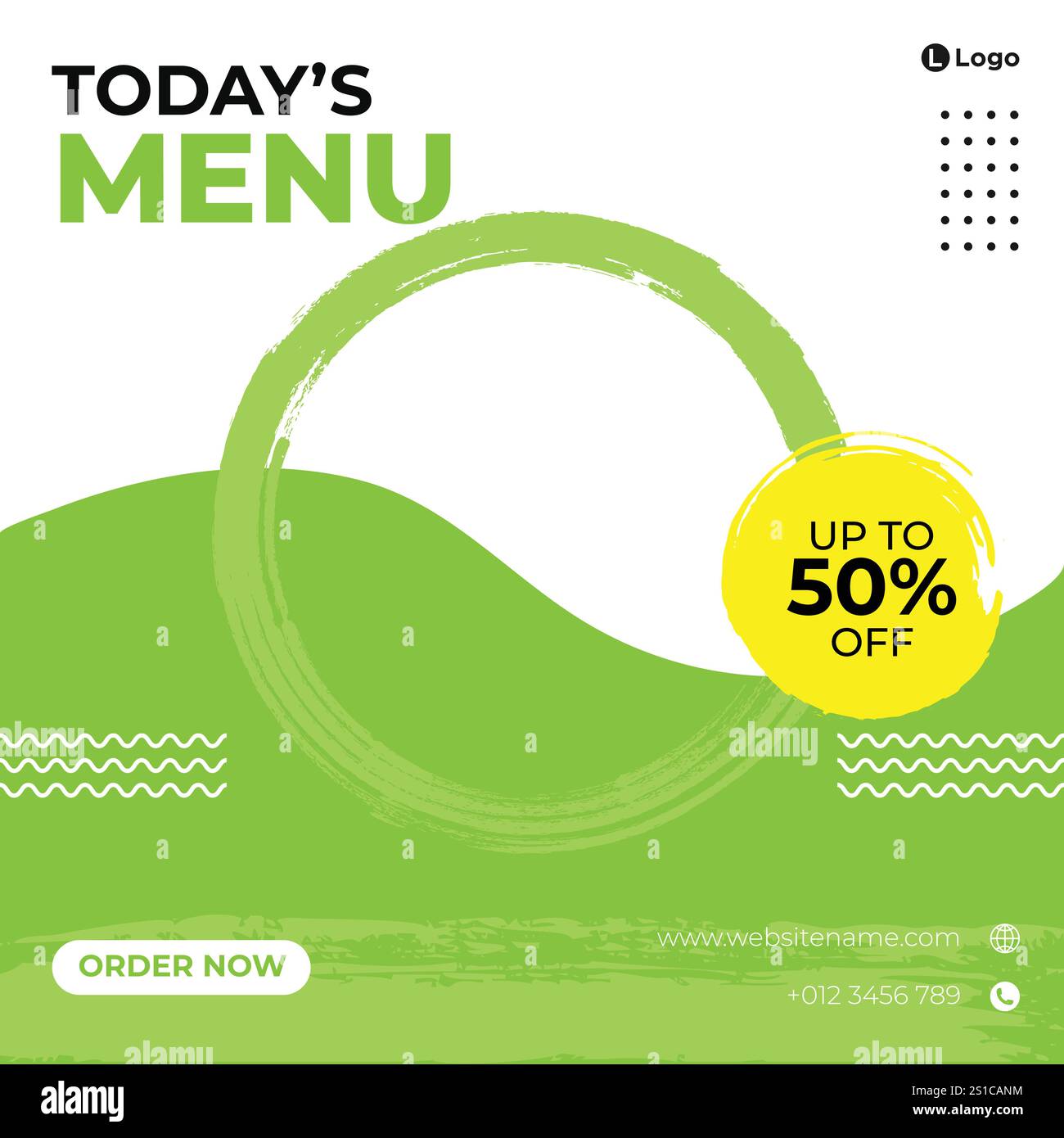 Food menu banner social media post. Editable social media templates for ...