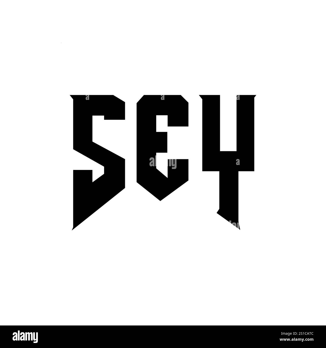 Sey logo design hi-res stock photography and images - Alamy