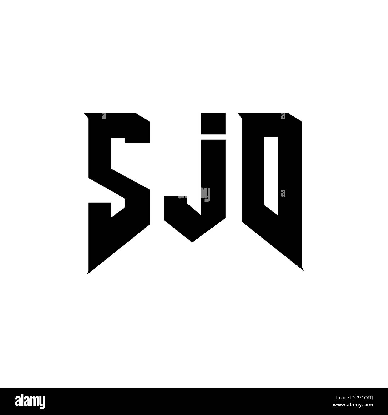 SJD letter logo design for technology company. SJD logo design black ...