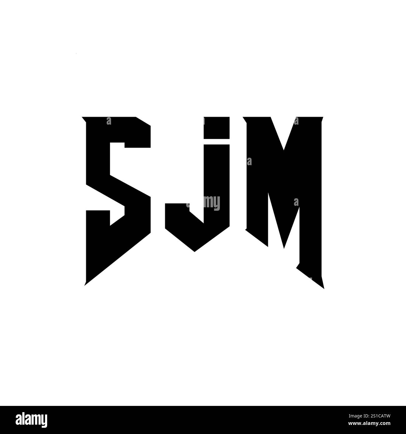 Sjm logo design hi-res stock photography and images - Alamy