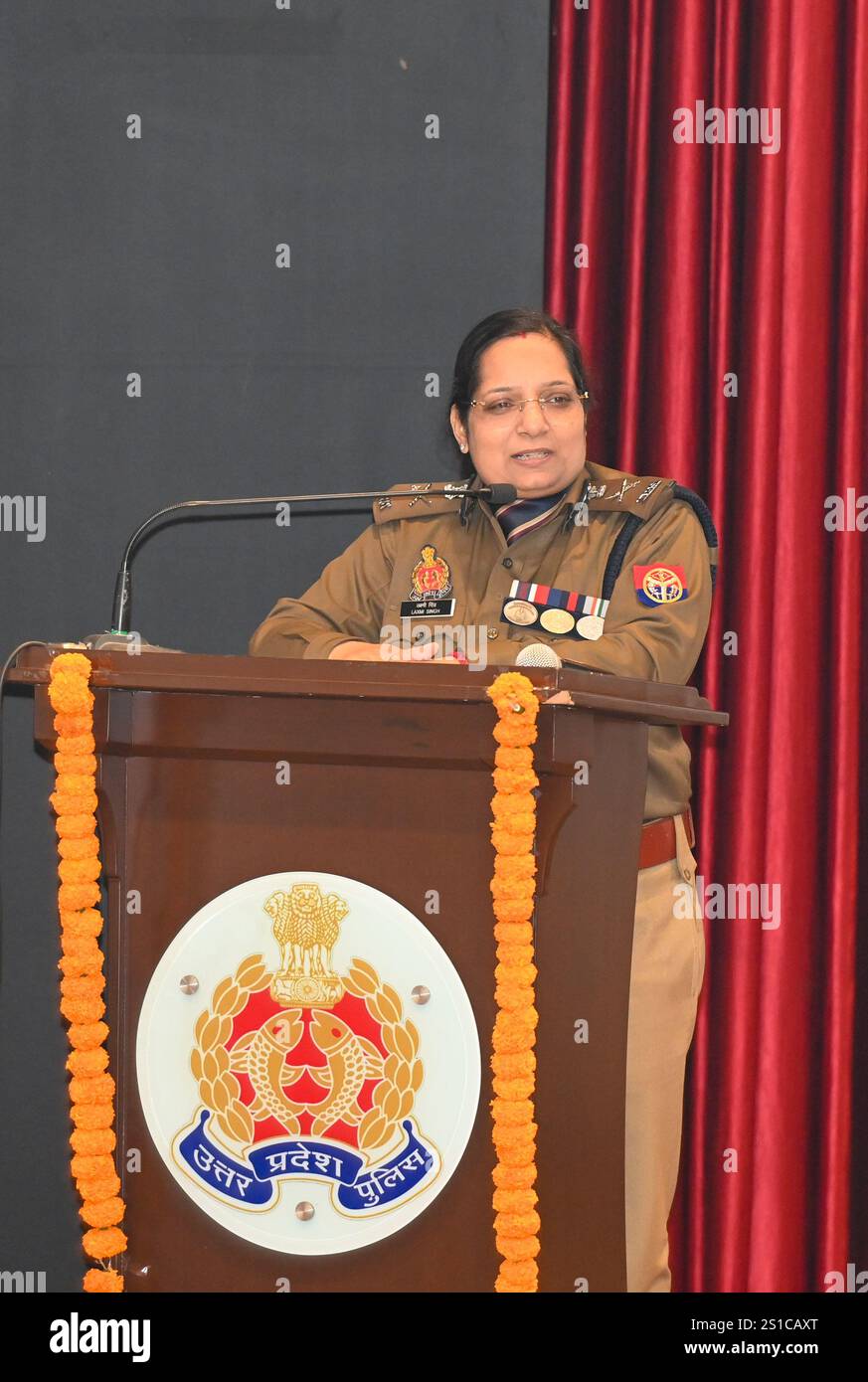 Noida, India. 02nd Jan, 2025. NOIDA, INDIA - JANUARY 2: Police ...