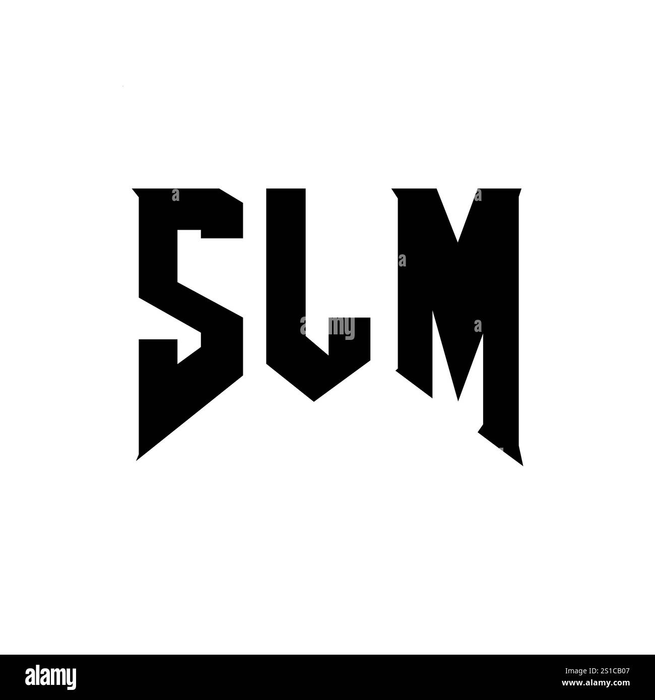 SLM letter logo design for technology company. SLM logo design black ...
