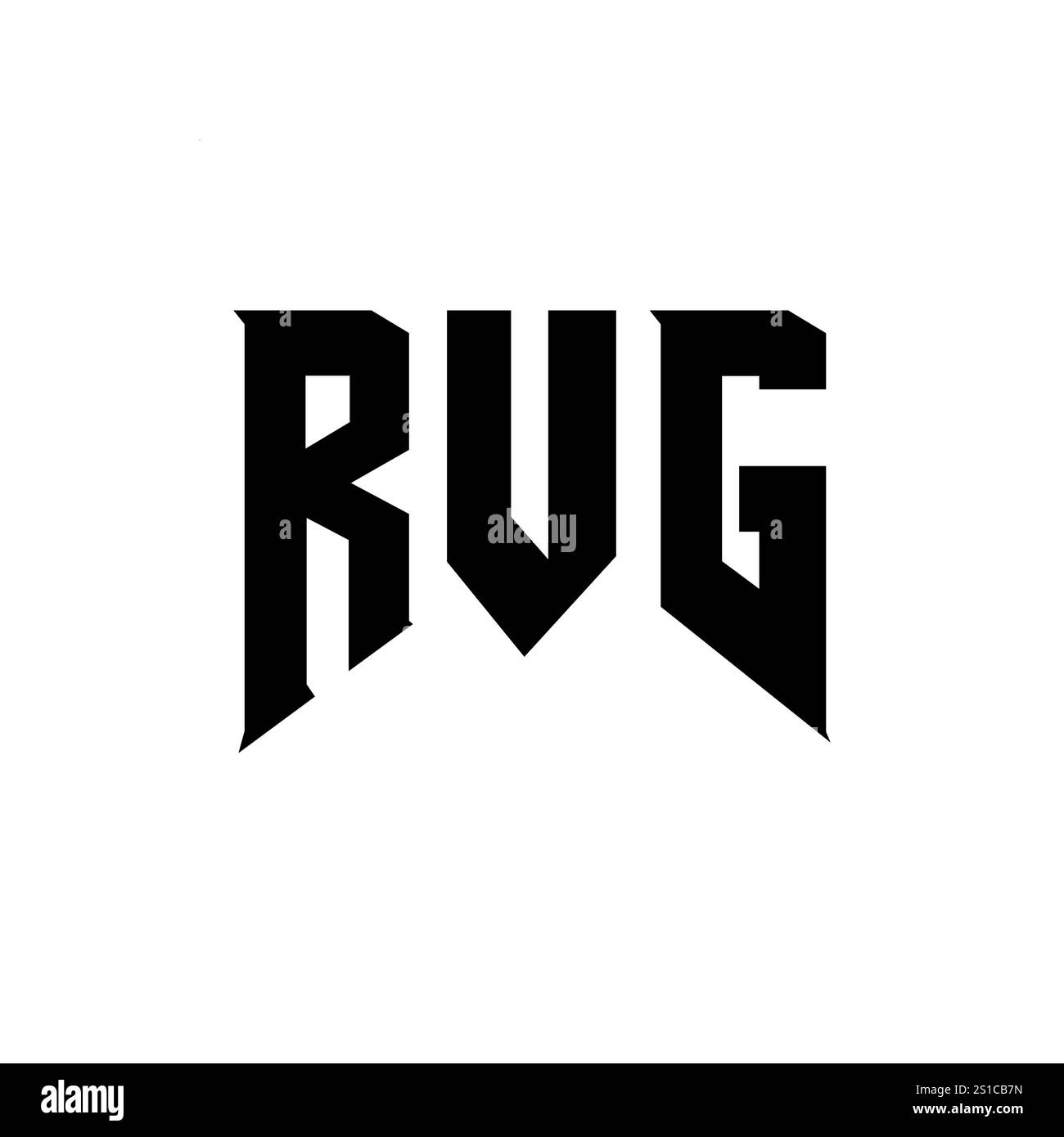 RVG letter logo design for technology company. RVG logo design black ...