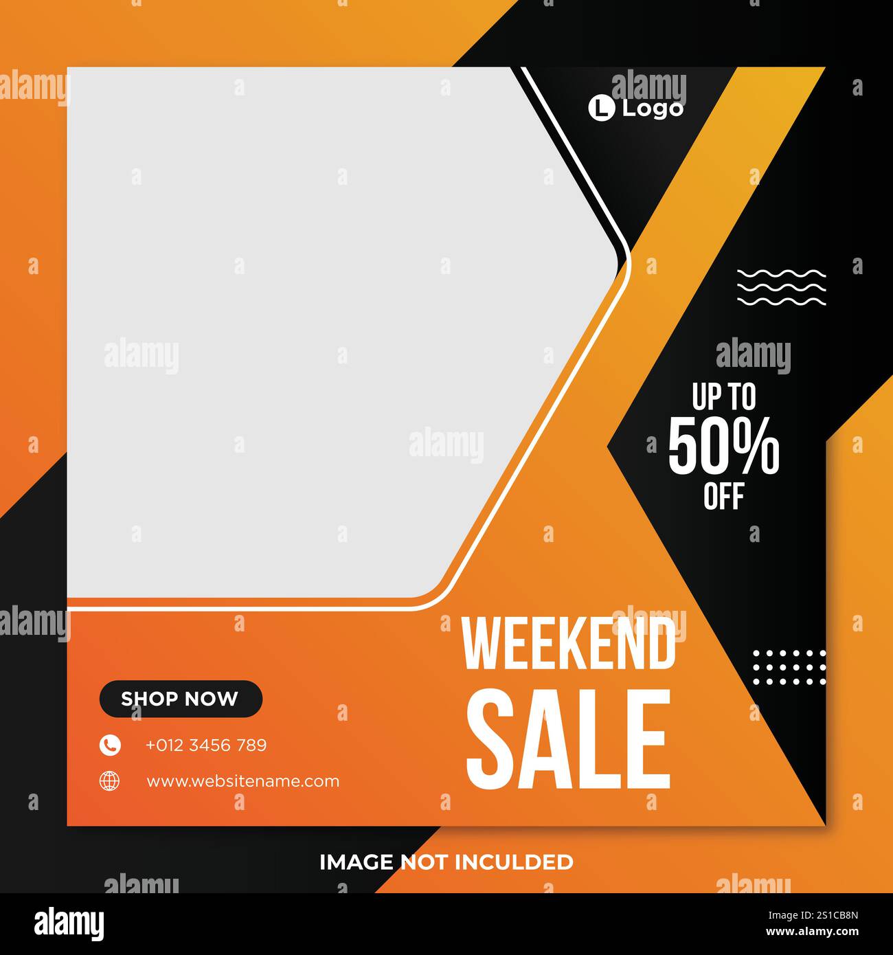 fashion sale social media post baner template Stock Vector Image & Art ...