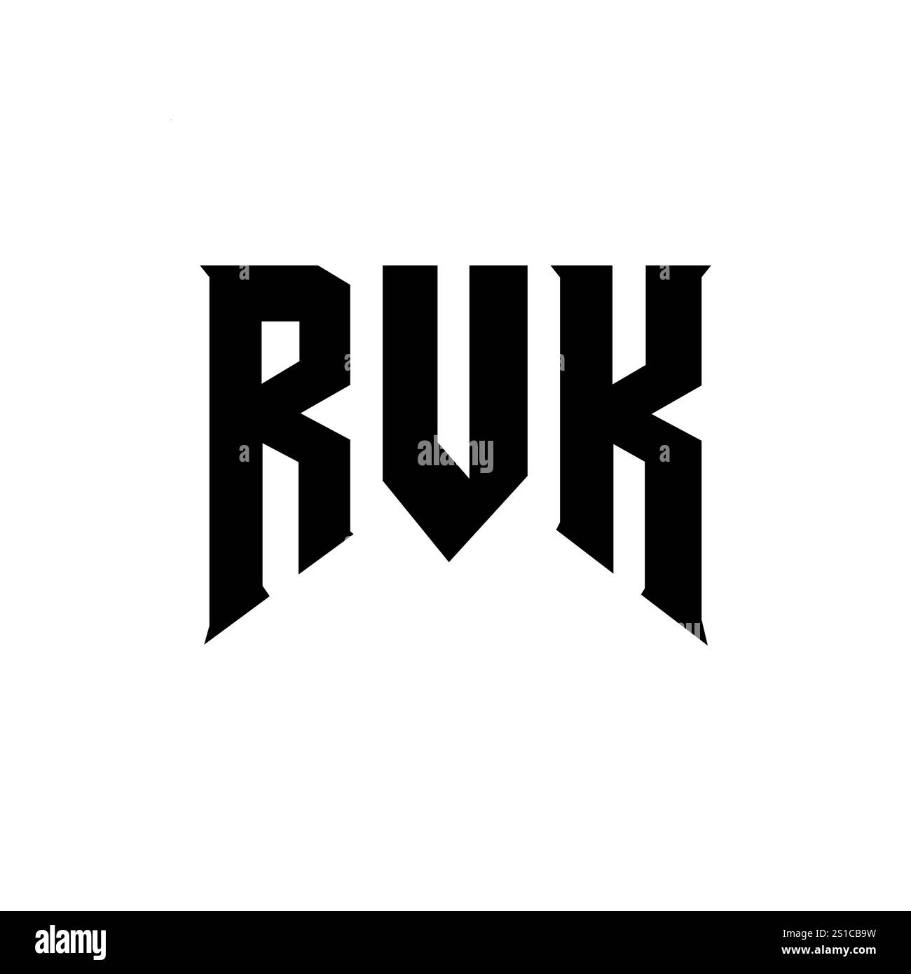 Rvk logo design hi-res stock photography and images - Alamy