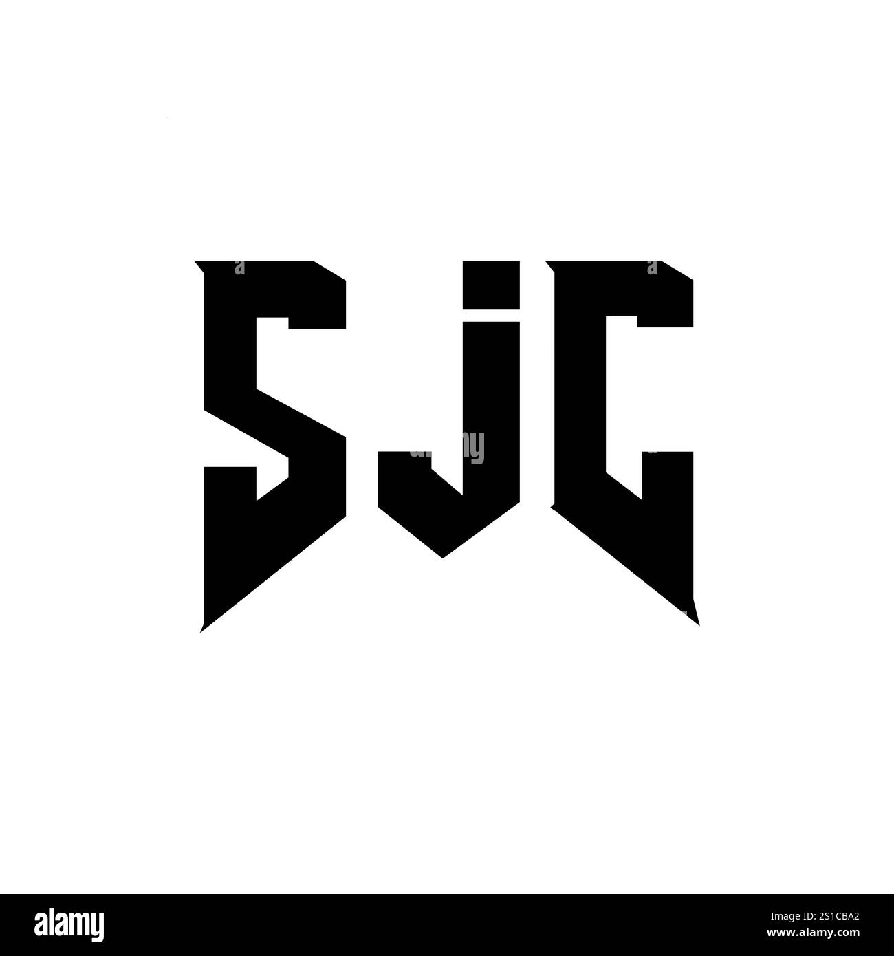 SJC letter logo design for technology company. SJC logo design black ...