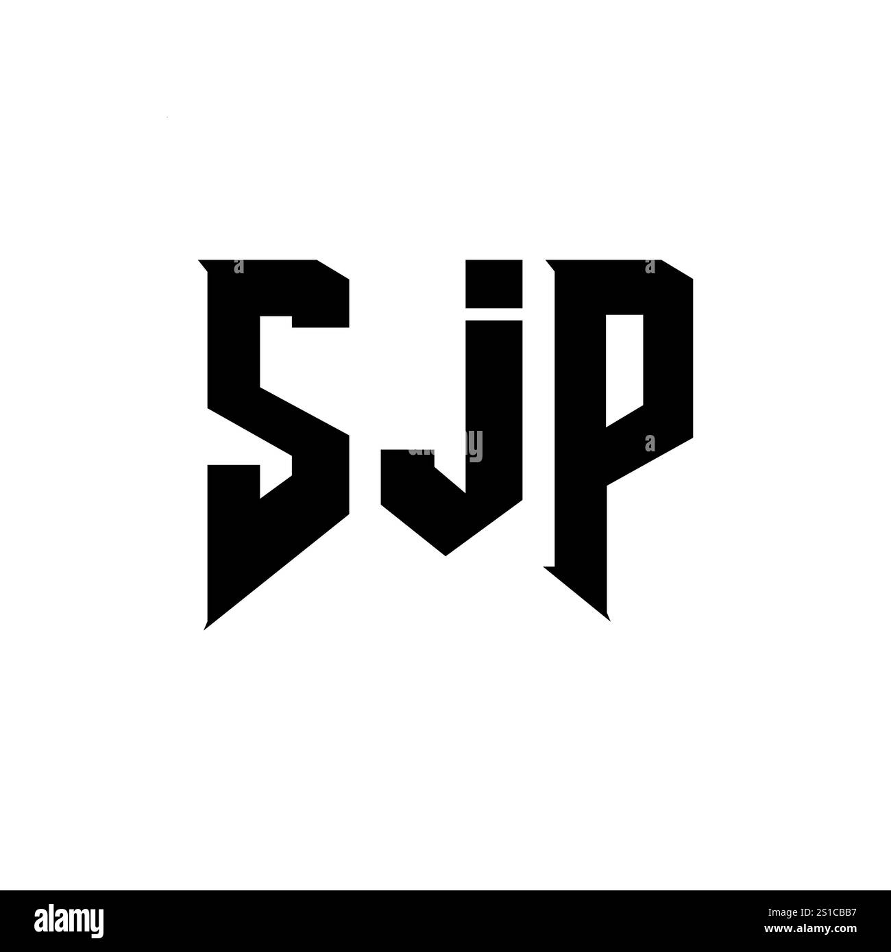 Sjp logo design hi-res stock photography and images - Alamy