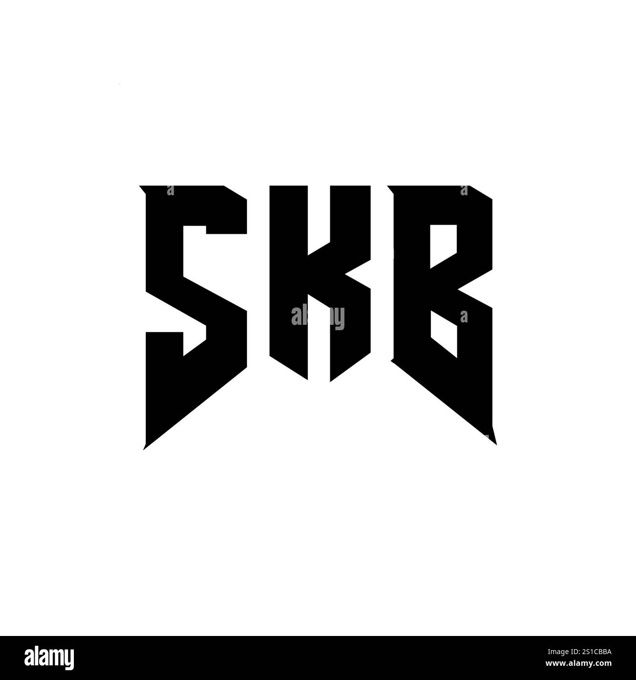 SKB letter logo design for technology company. SKB logo design black ...