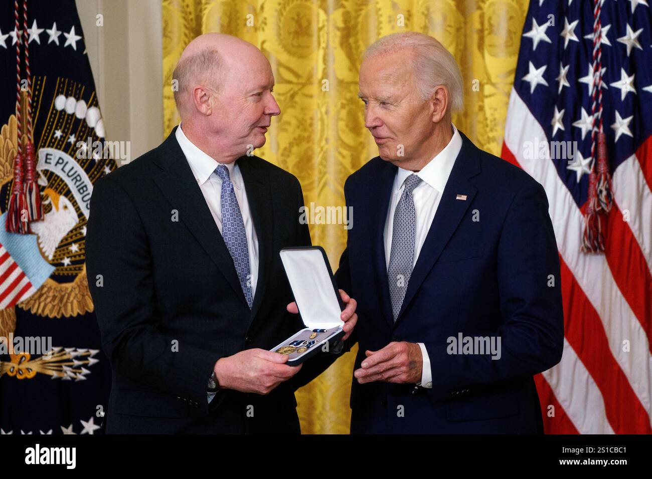 Washington, DC, USA, 02 January 2025. US President Joe Biden presents ...