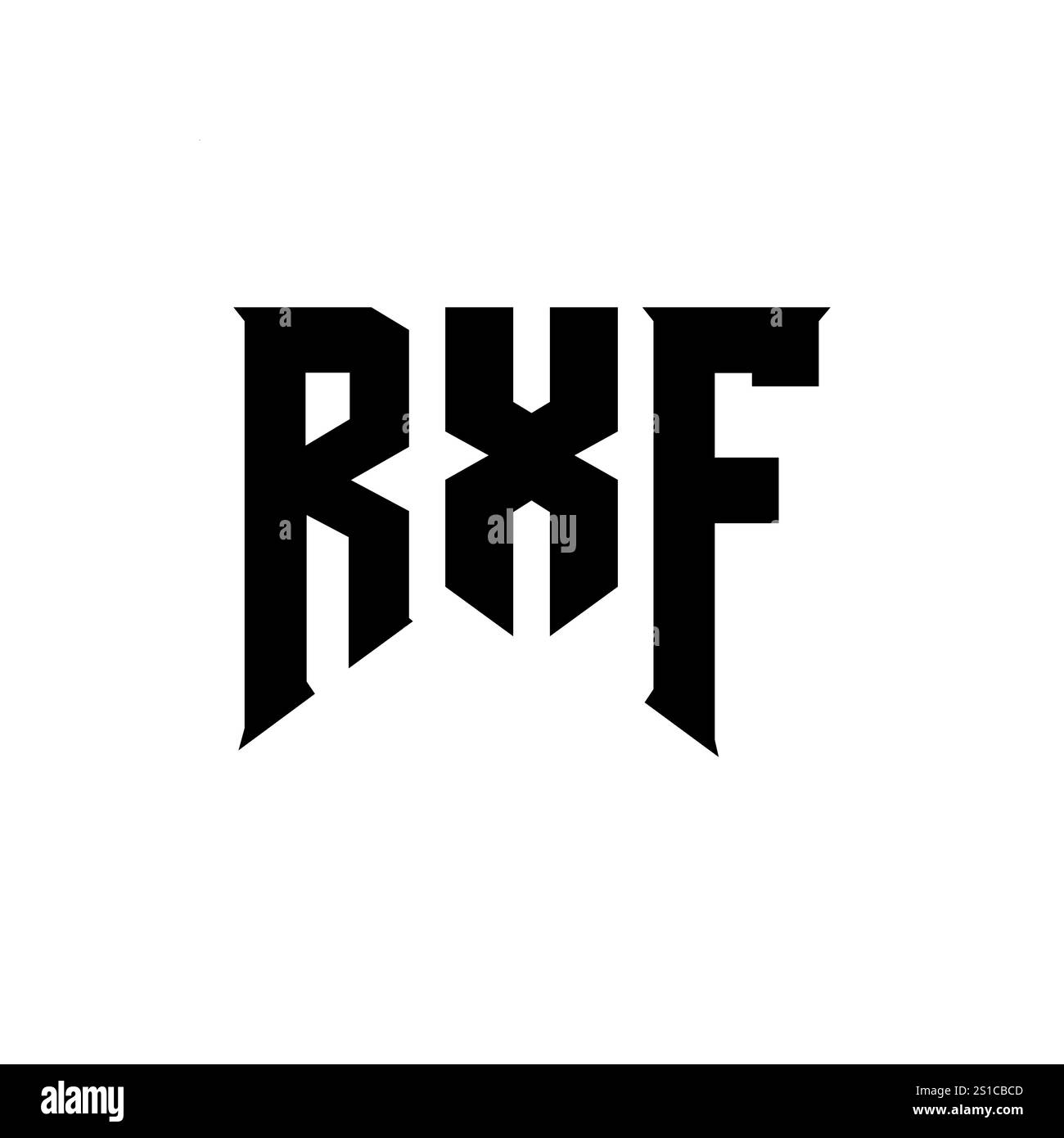 Rxf logo design hi-res stock photography and images - Alamy