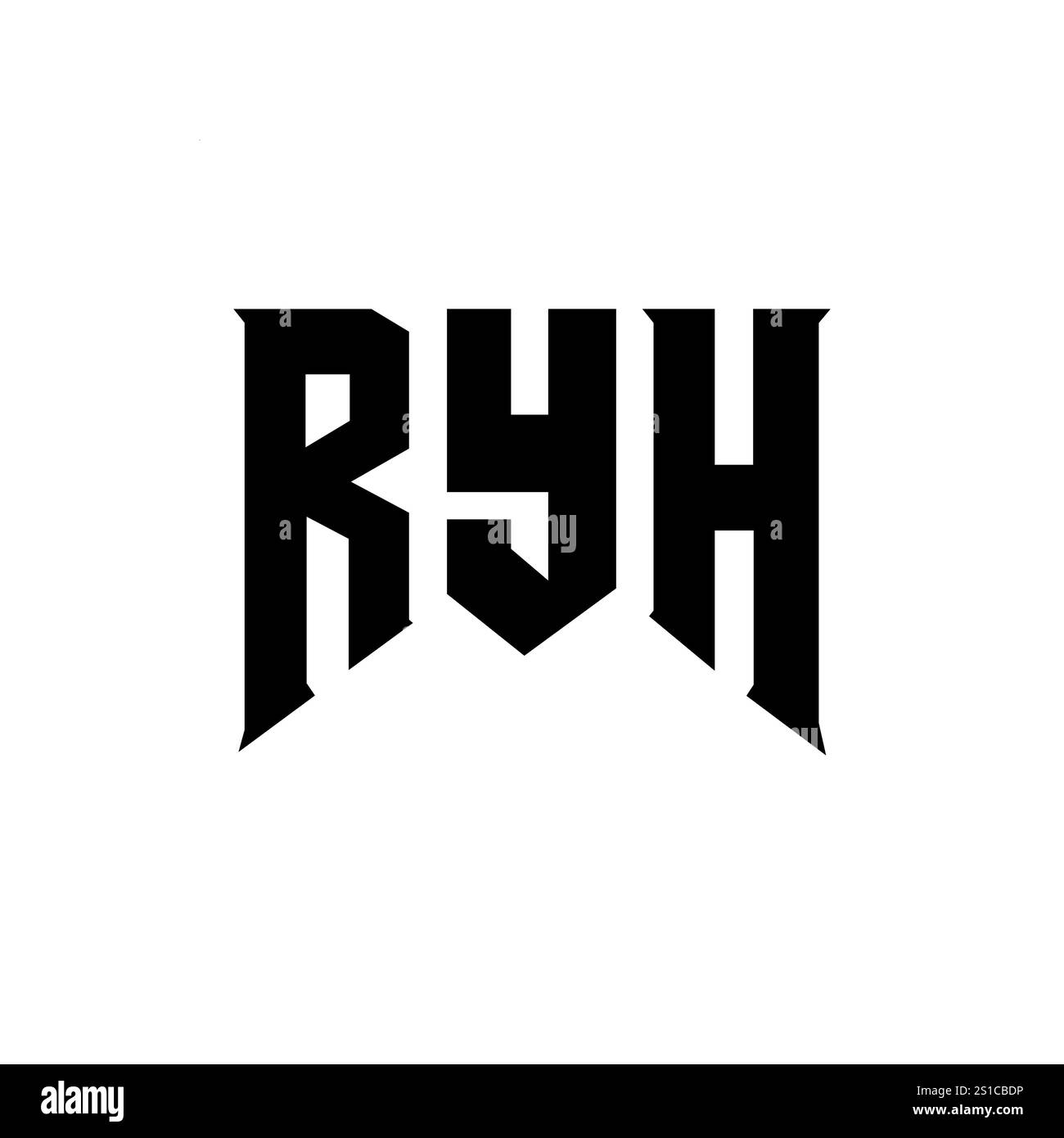 Ryh logo design hi-res stock photography and images - Alamy