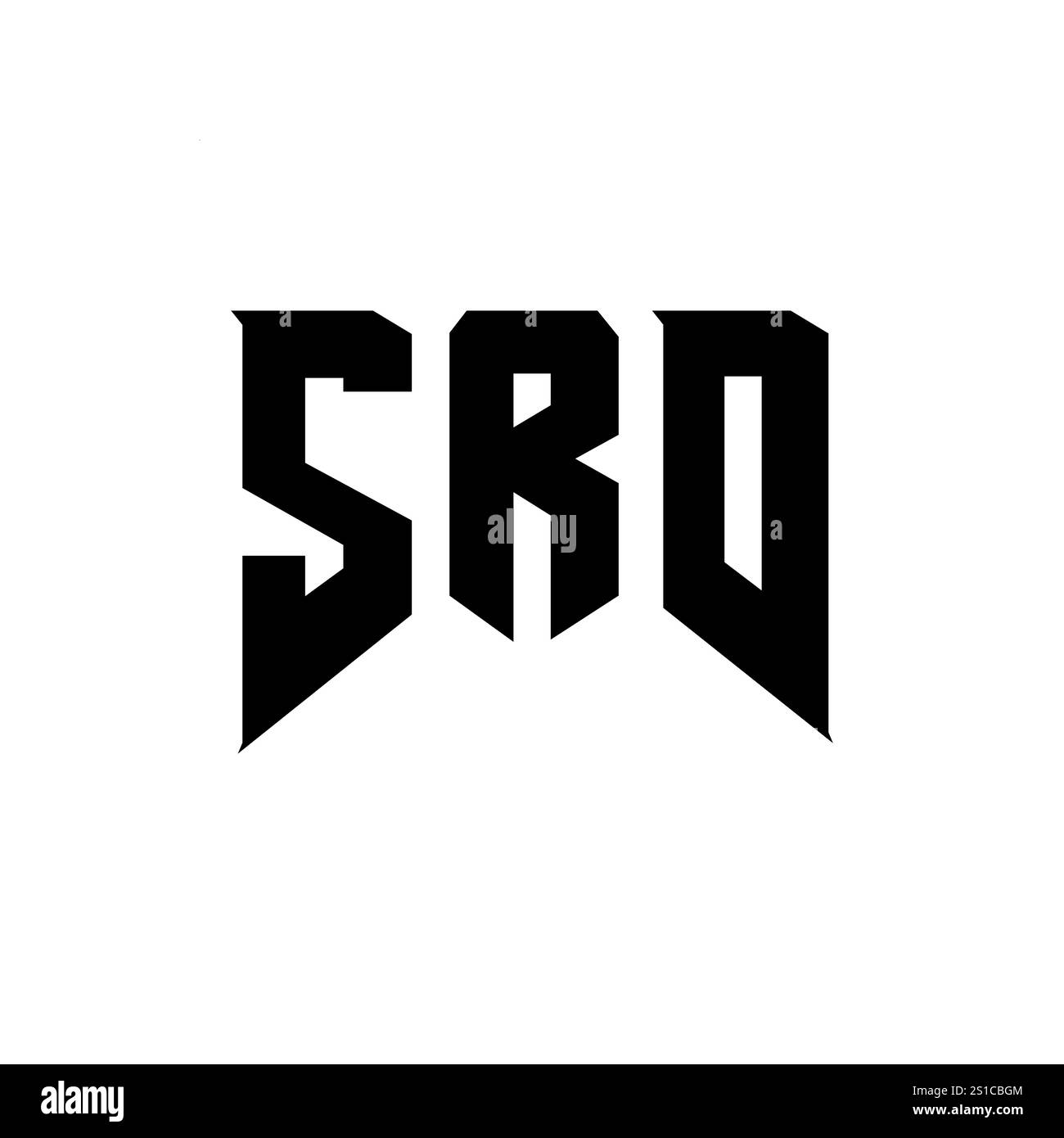 SRD letter logo design for technology company. SRD logo design black ...