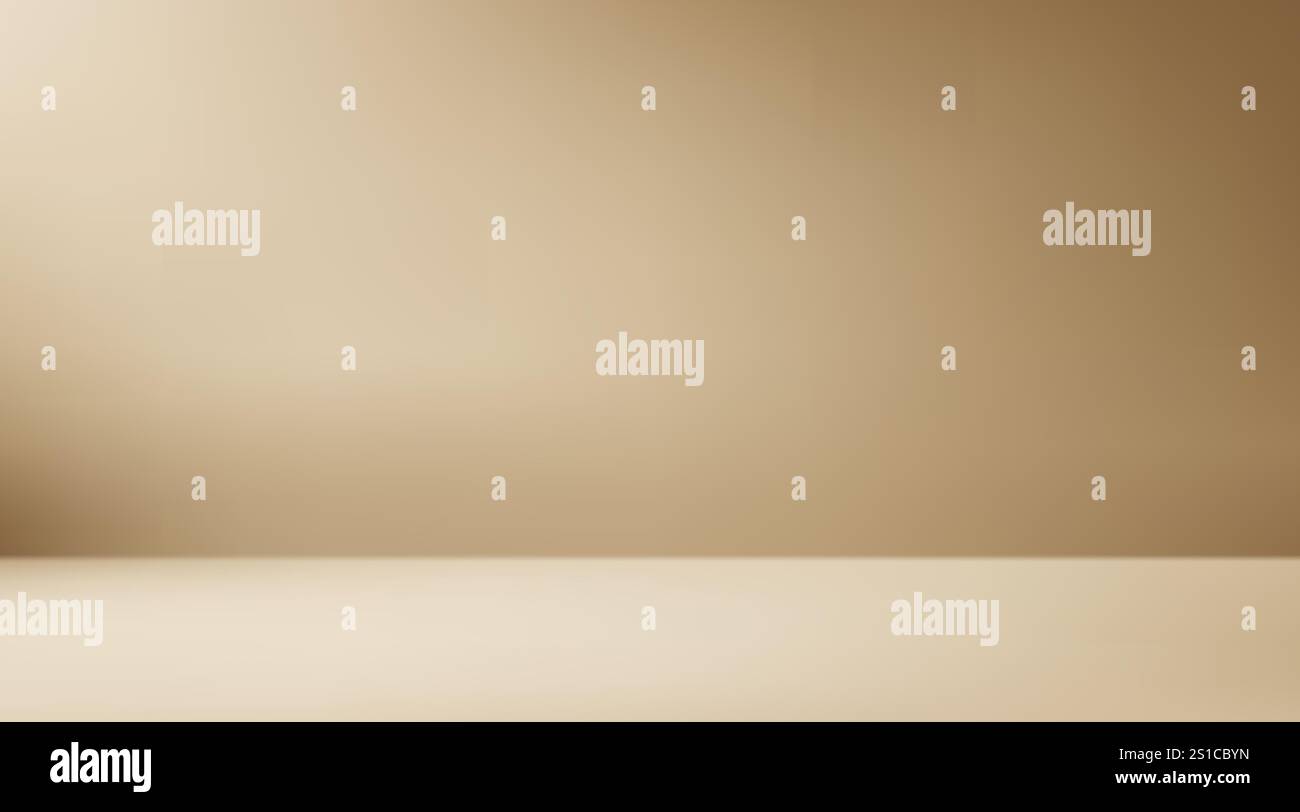 Beige Aesthetic Minimalist Empty Photo Studio Room. Abstract Gradient ...