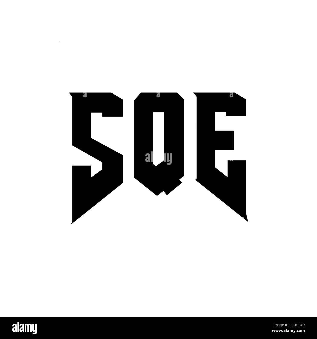Sqe logo design hi-res stock photography and images - Alamy