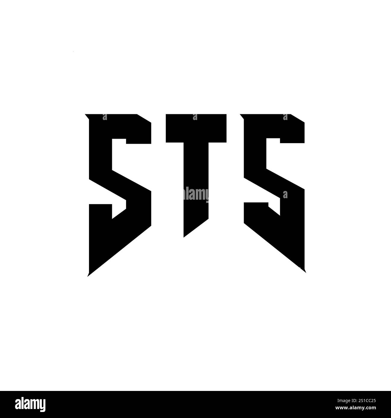 STS letter logo design for technology company. STS logo design black ...