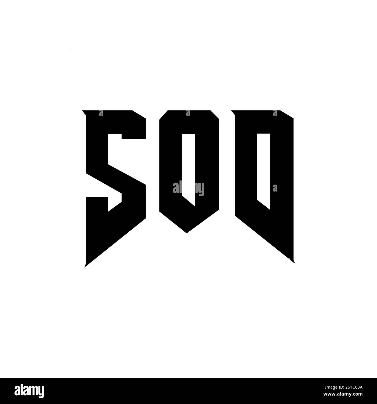 SOD letter logo design for technology company. SOD logo design black ...