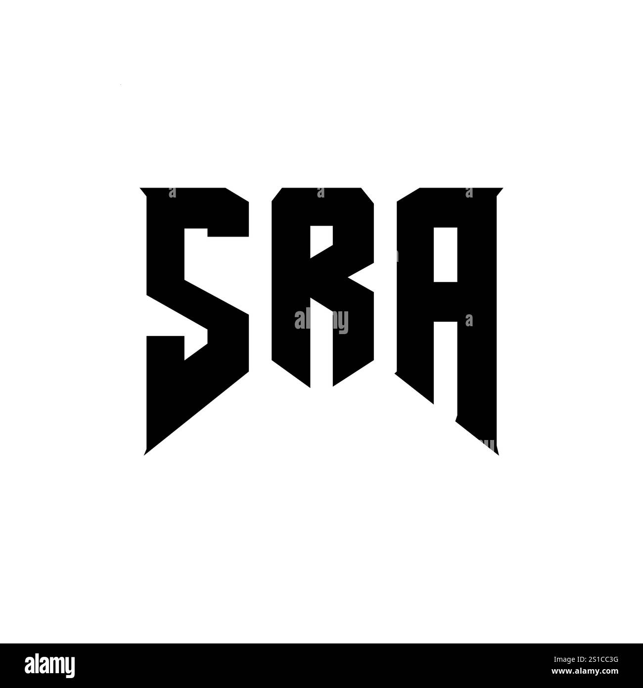 SRA letter logo design for technology company. SRA logo design black ...