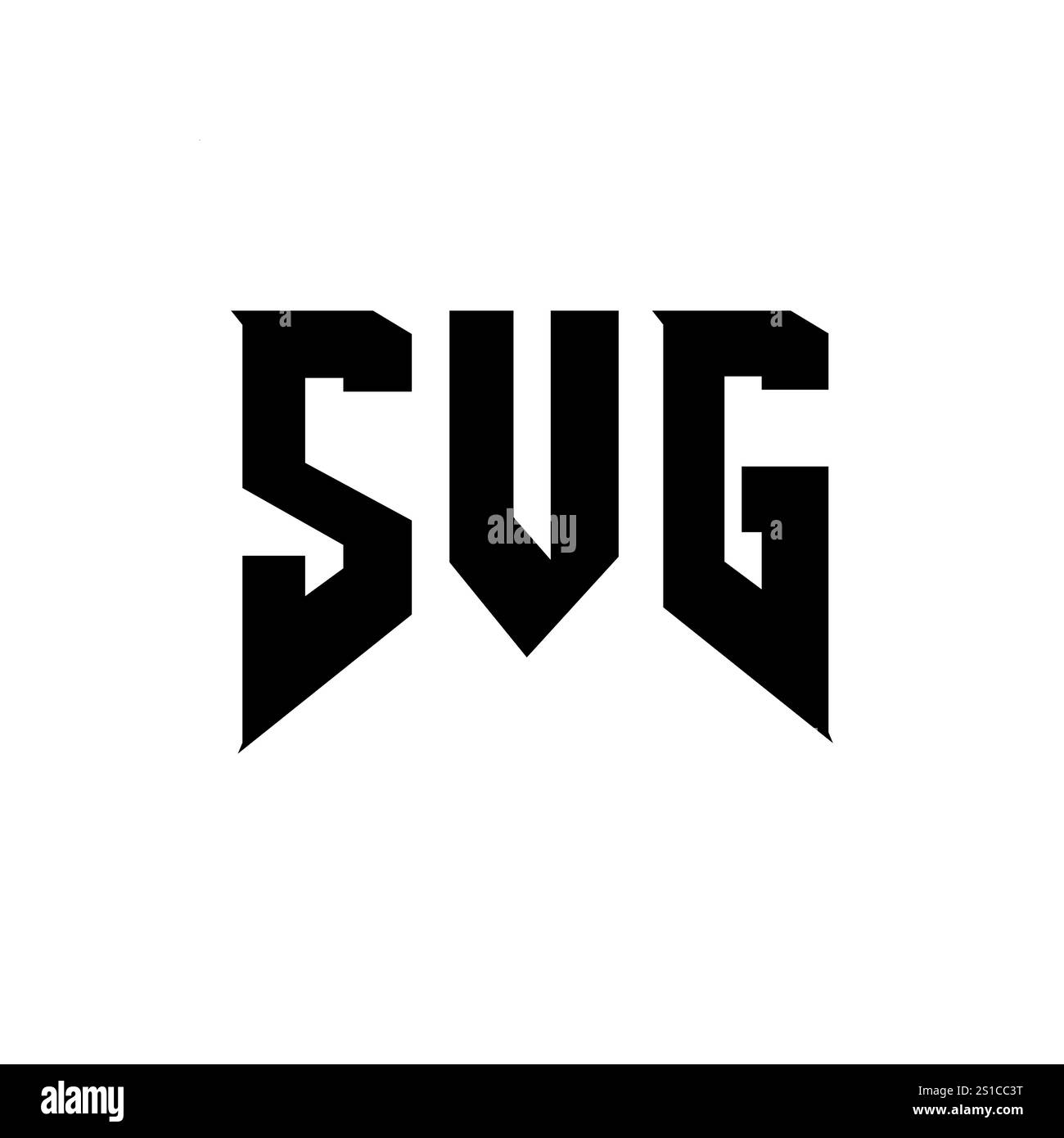 SVG letter logo design for technology company. SVG logo design black ...