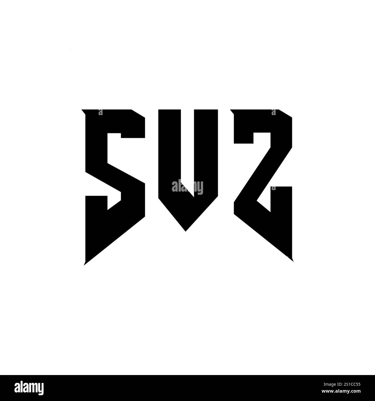SVZ letter logo design for technology company. SVZ logo design black ...