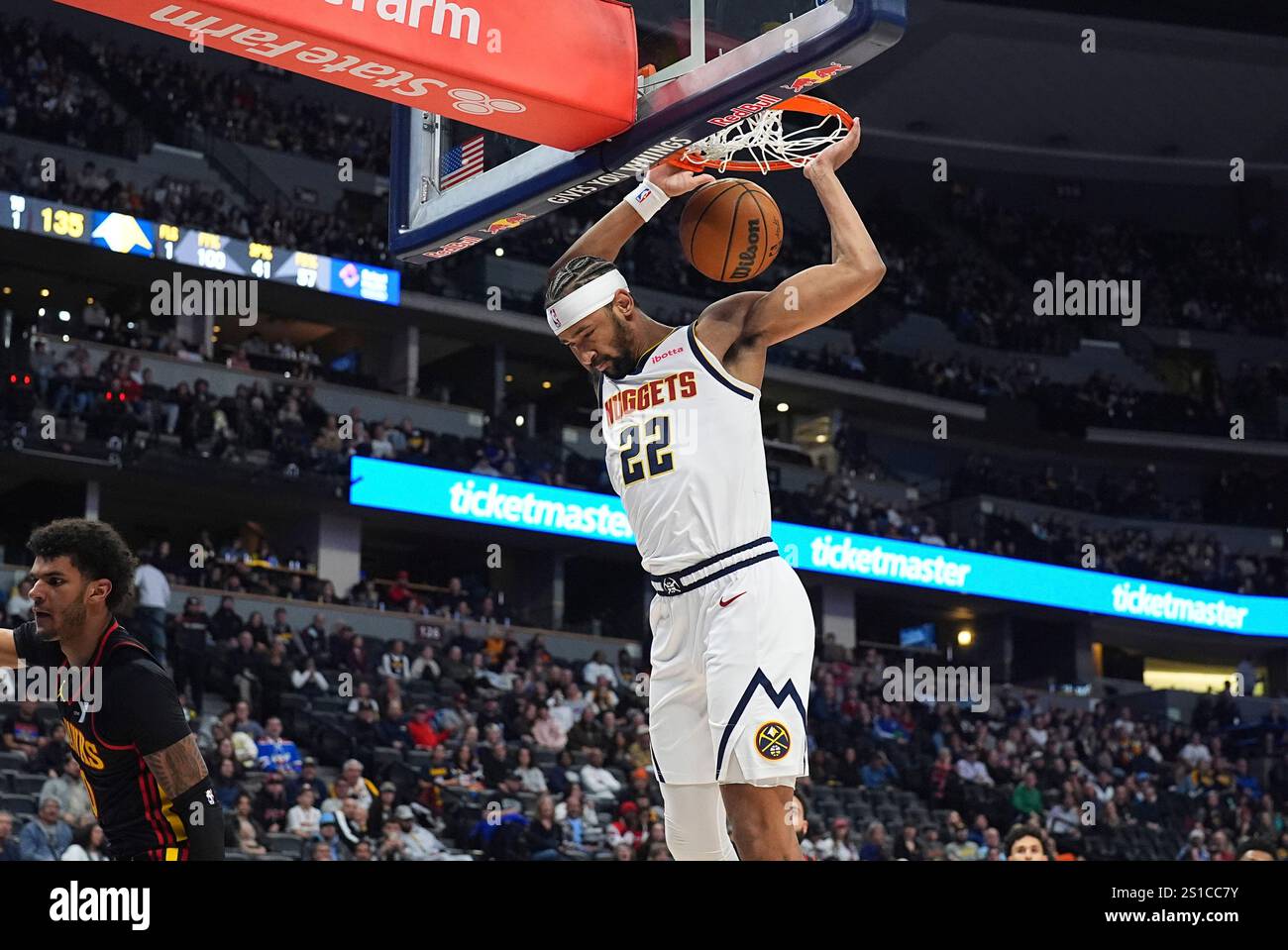 Denver Nuggets forward Zeke Nnaji (22) in the second half of an NBA ...