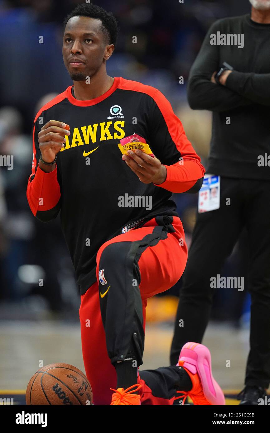 Atlanta Hawks forward Onyeka Okongwu (17) in the first half of an NBA ...