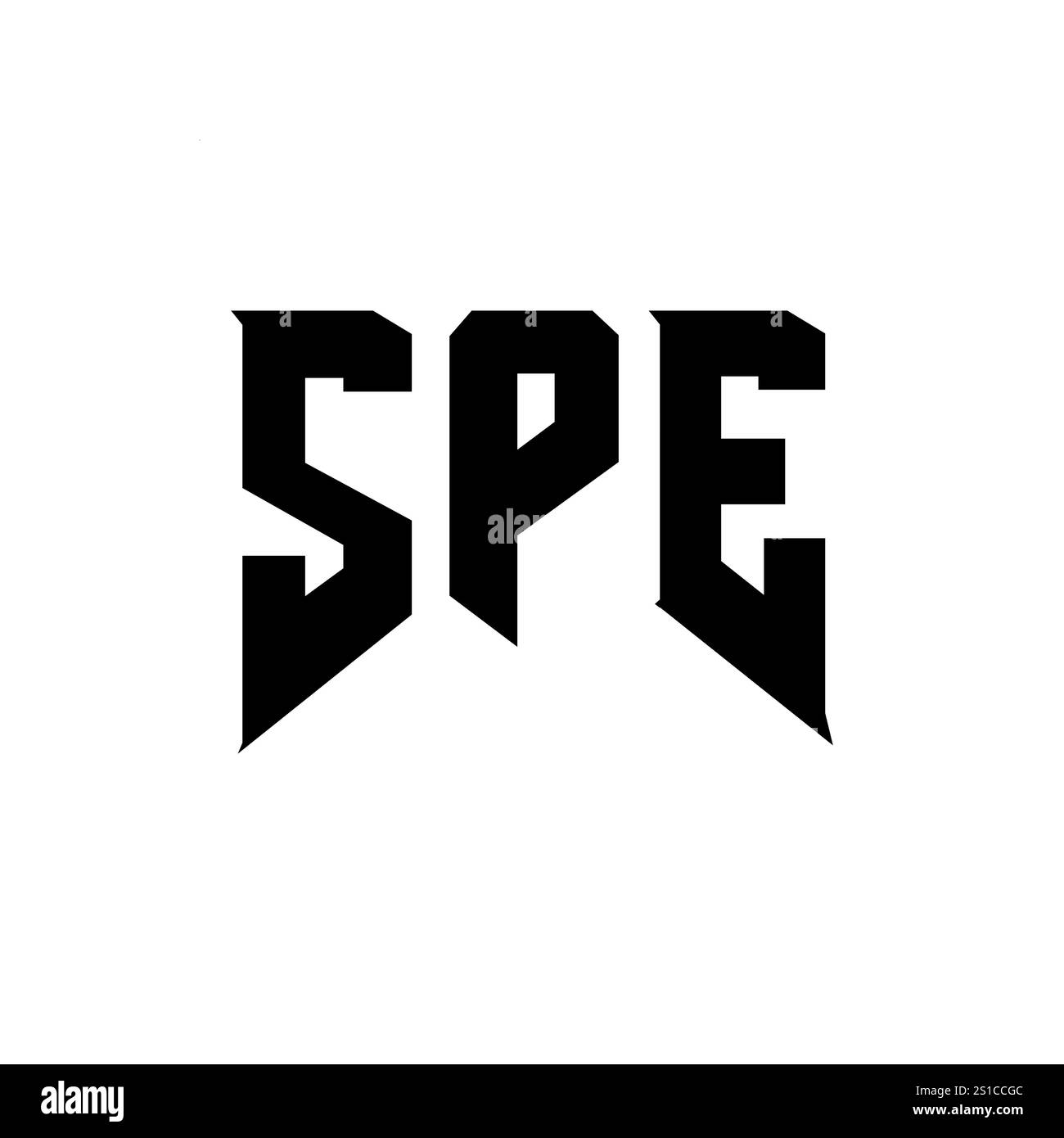 SPE letter logo design for technology company. SPE logo design black ...