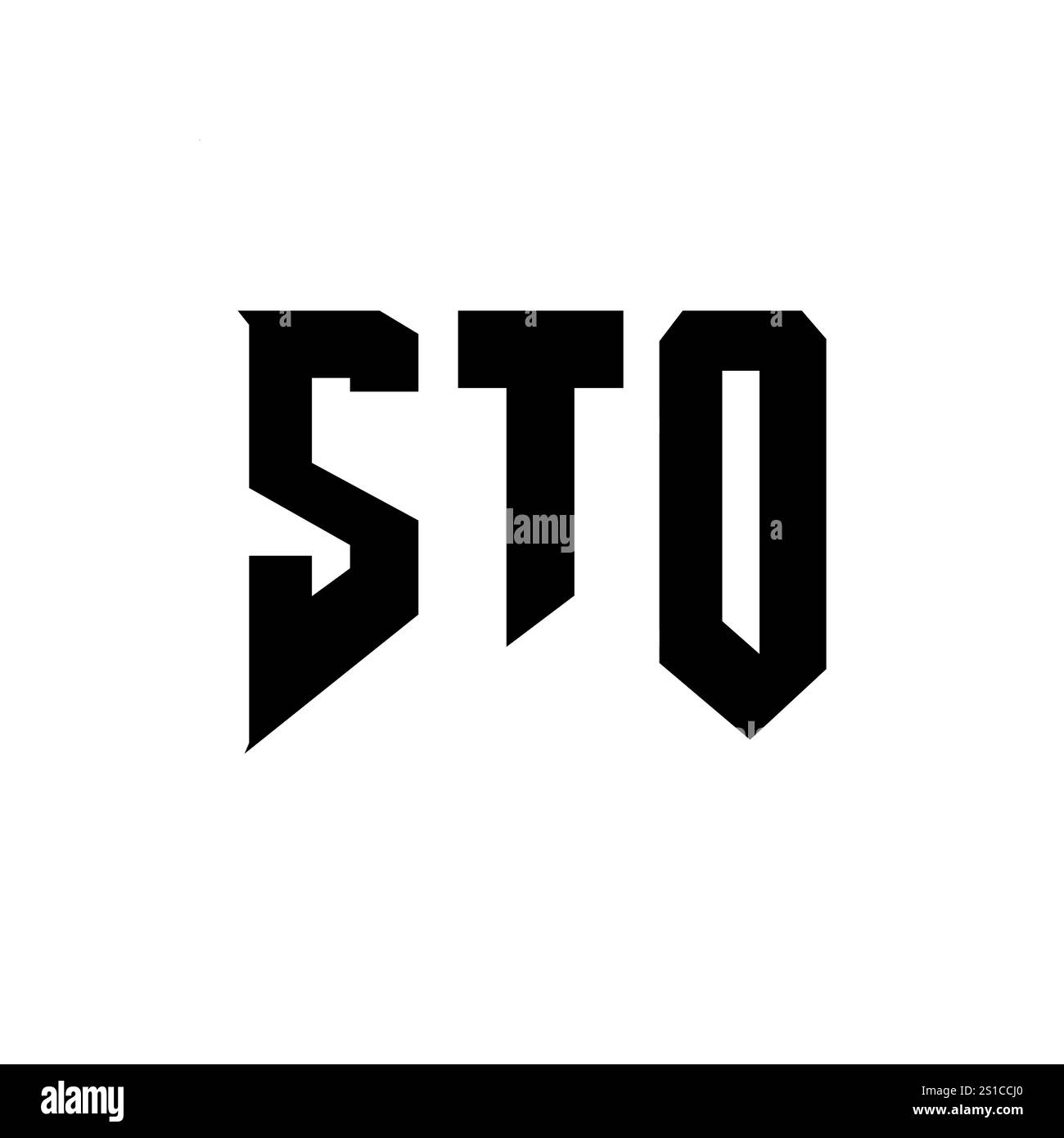 STO letter logo design for technology company. STO logo design black ...