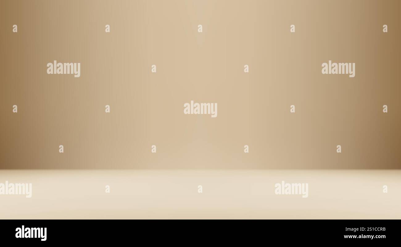 Beige Aesthetic Minimalist Empty Photo Studio Room. Abstract Gradient ...