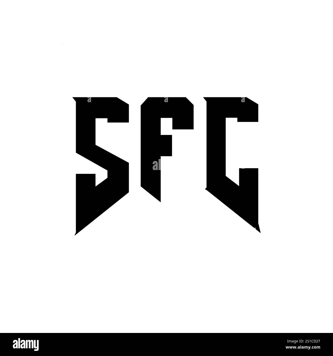 SFC letter logo design for technology company. SFC logo design black ...