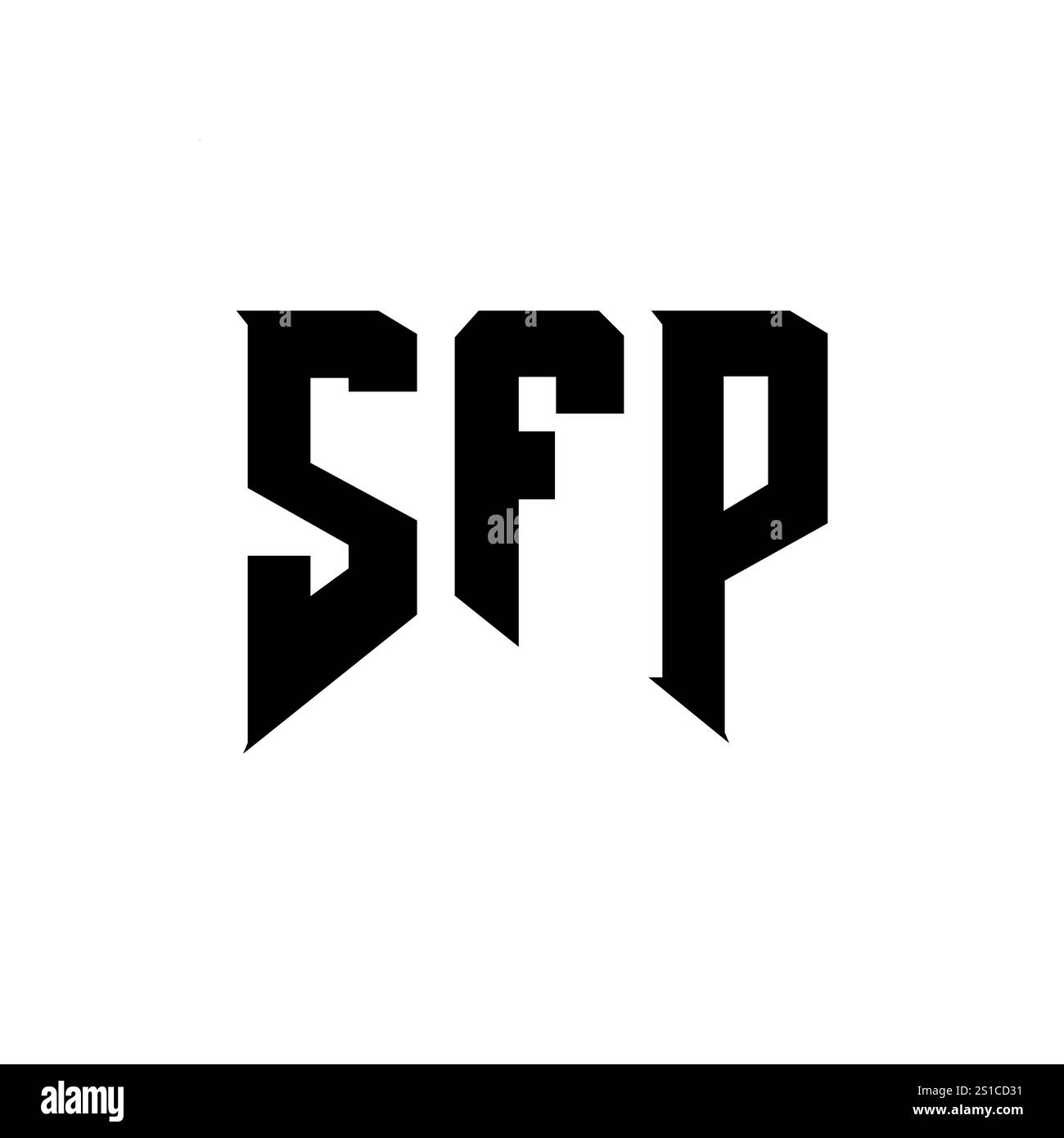 SFP letter logo design for technology company. SFP logo design black ...