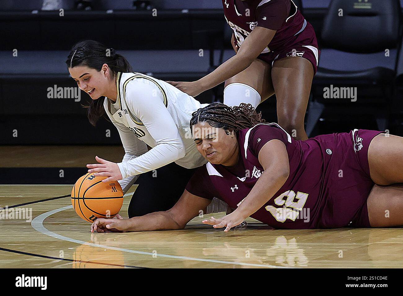 SPARTANBURG, SC - JANUARY 02: Wofford Terriers forward Evangelia Paulk ...
