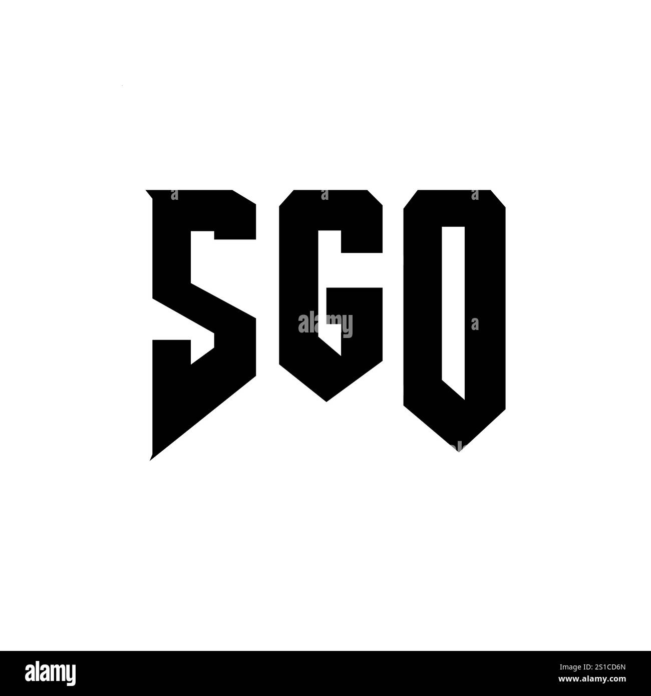 SGO letter logo design for technology company. SGO logo design black ...
