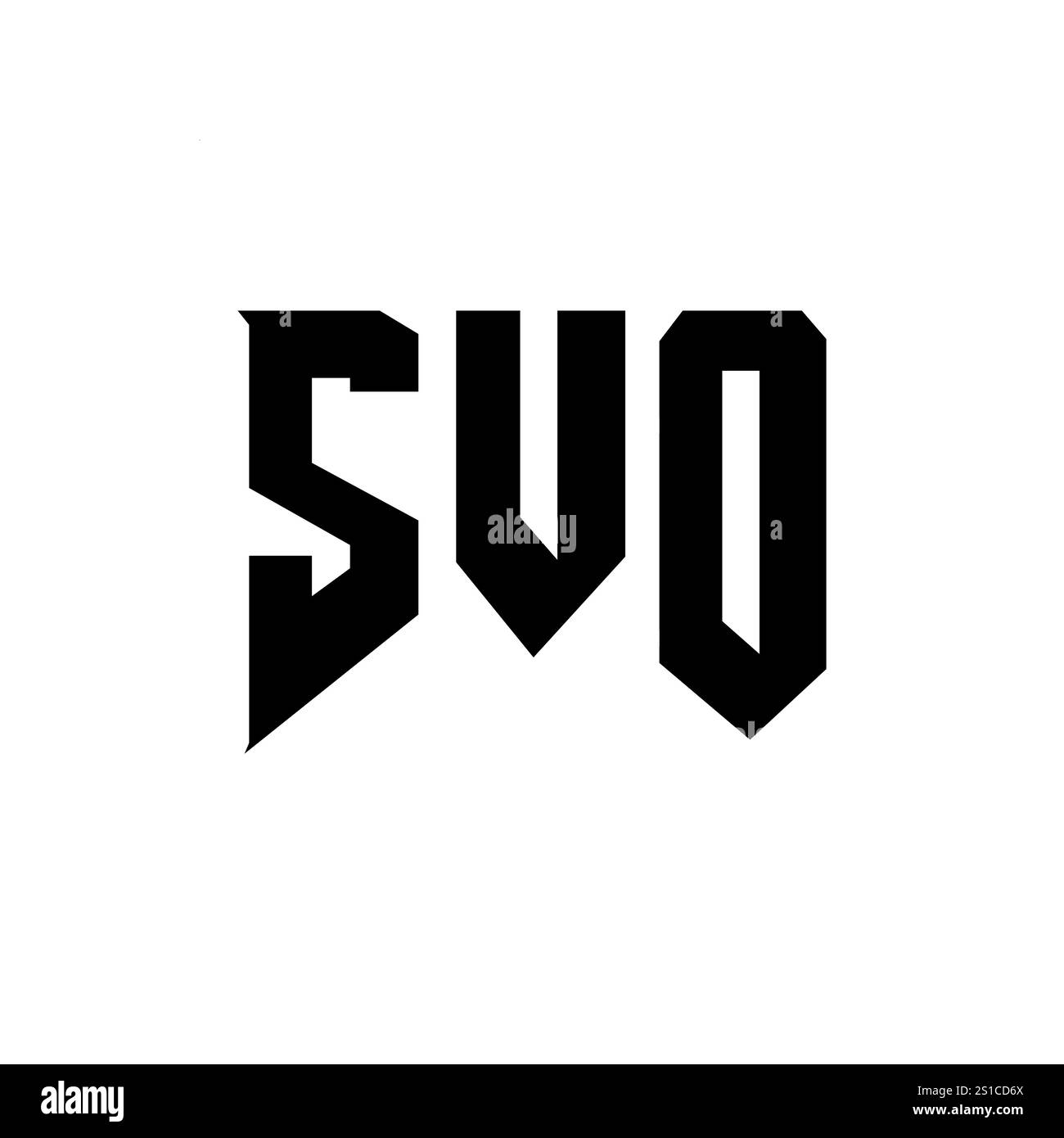 SVO letter logo design for technology company. SVO logo design black ...