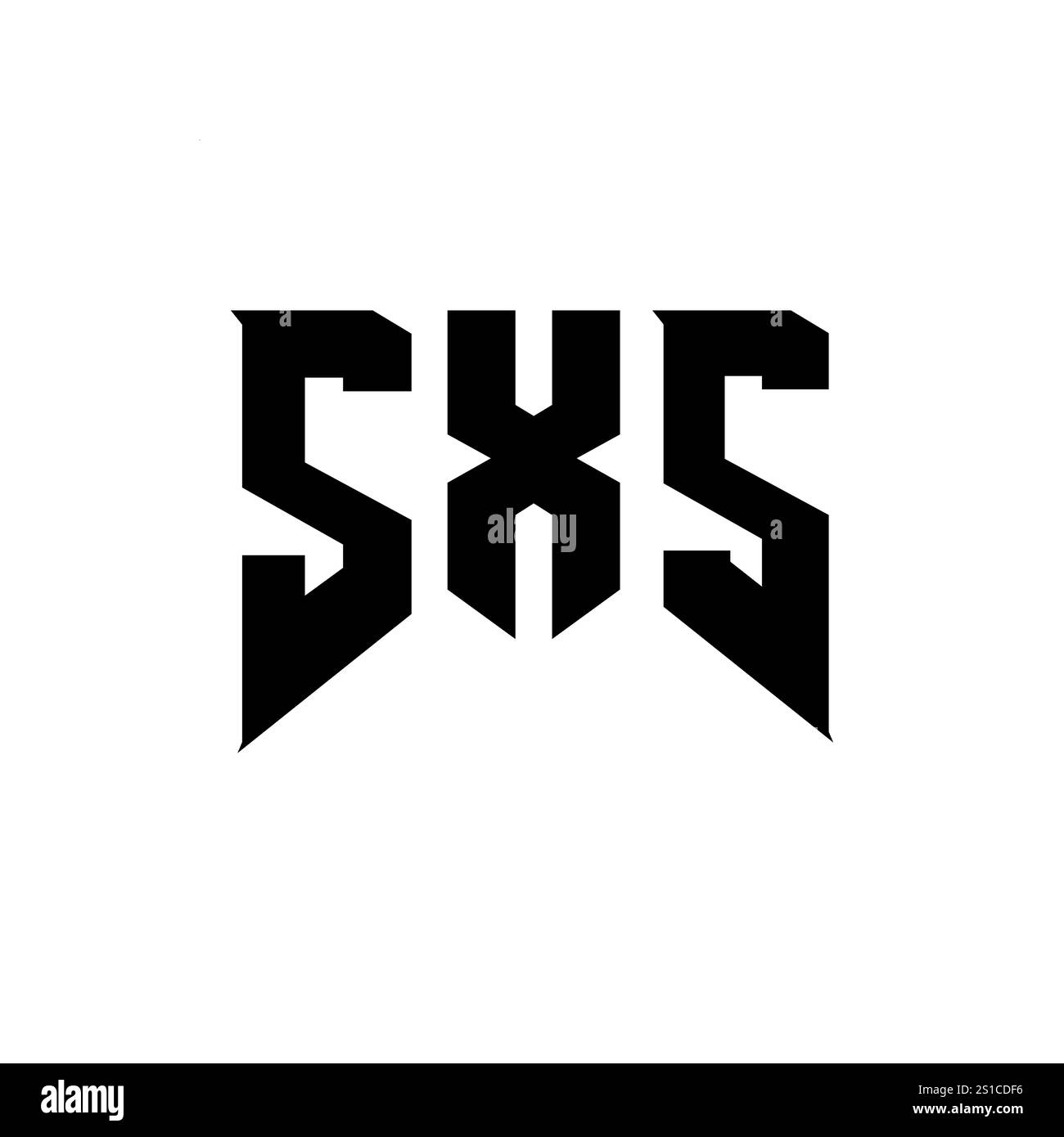SXS letter logo design for technology company. SXS logo design black ...