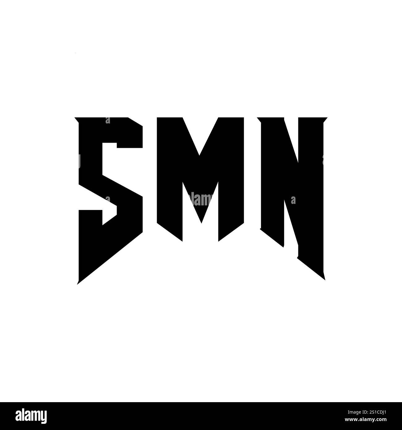 SMN letter logo design for technology company. SMN logo design black ...