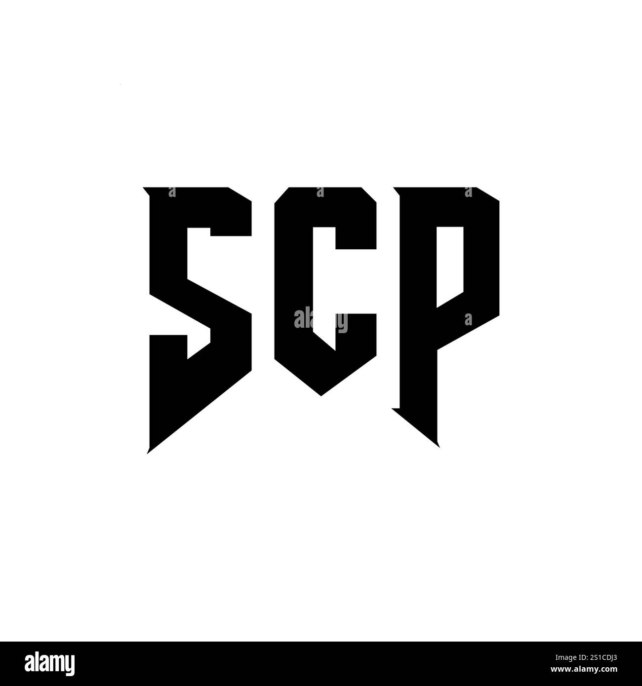 Scp logo design Stock Vector Images - Alamy