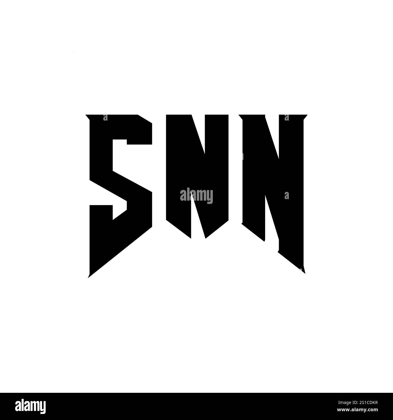 Snn logo design hi-res stock photography and images - Alamy
