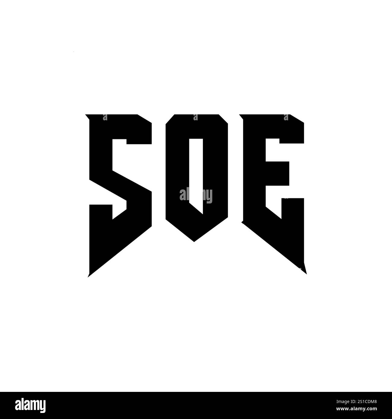 SOE letter logo design for technology company. SOE logo design black ...