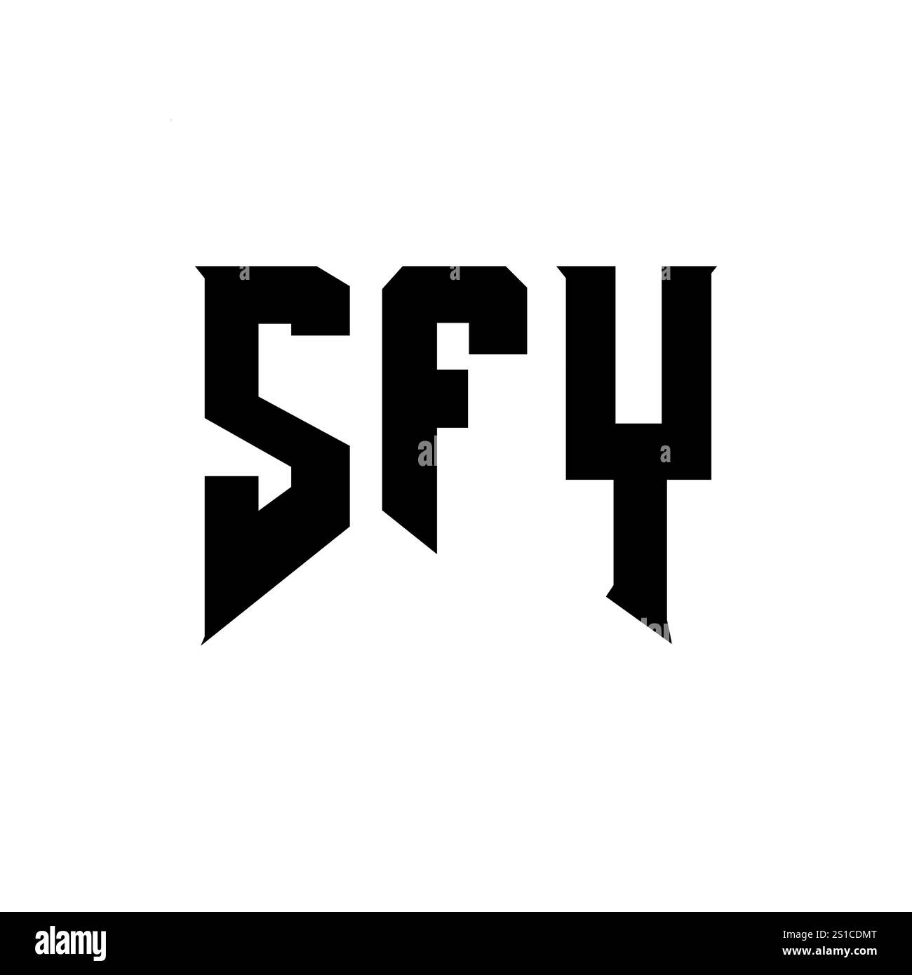 Sfy logo design hi-res stock photography and images - Alamy