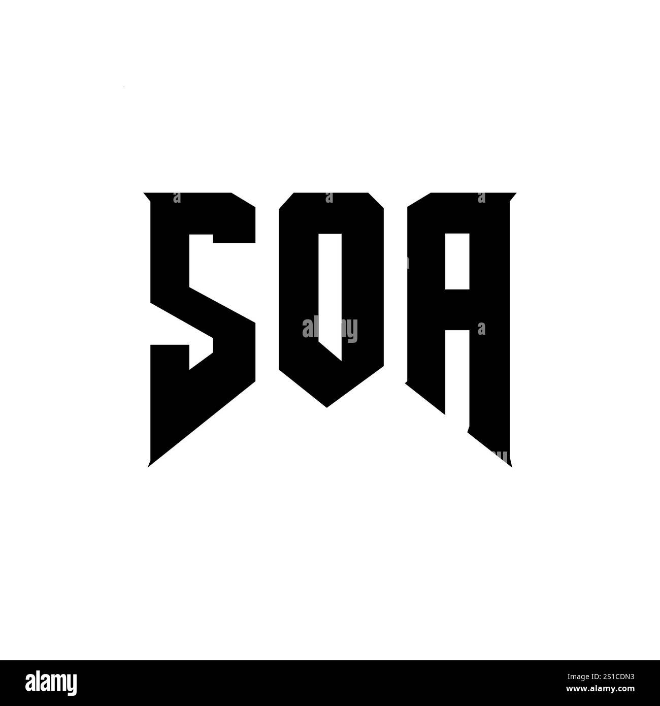 Soa logo design Stock Vector Images - Alamy
