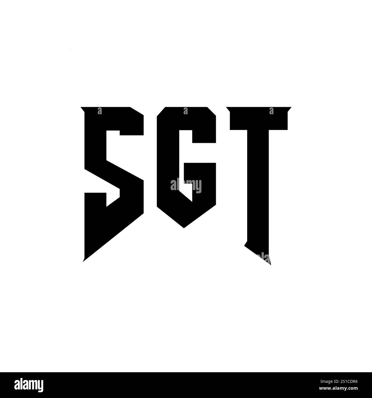 SGT letter logo design for technology company. SGT logo design black ...