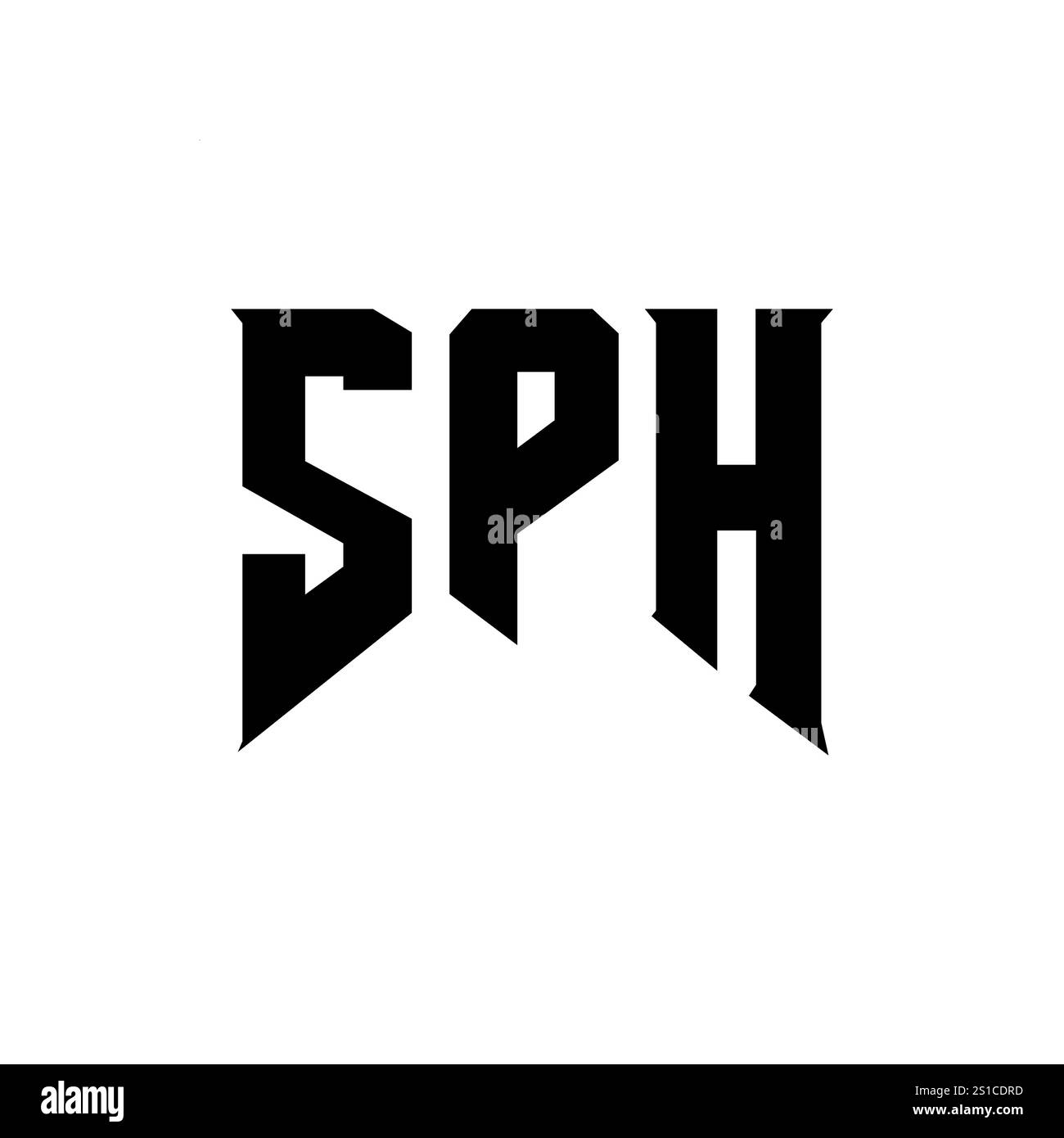 Sph logo design Stock Vector Images - Alamy