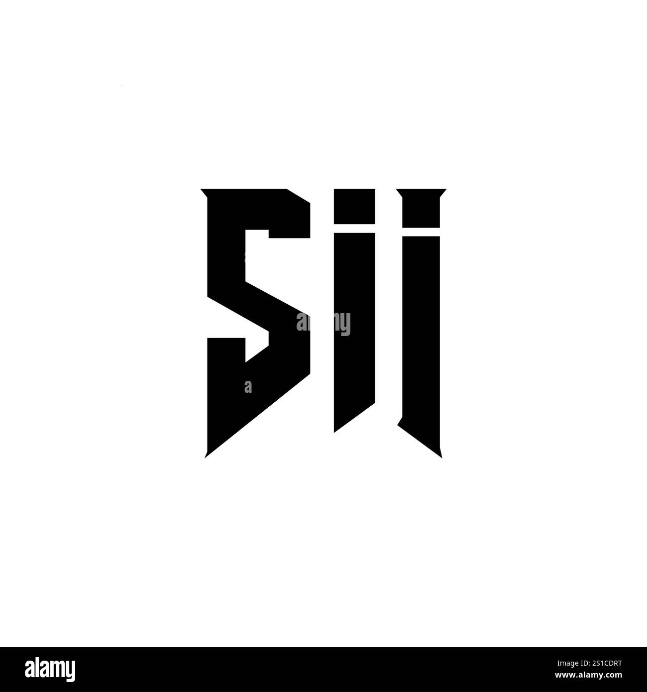 SII letter logo design for technology company. SII logo design black ...