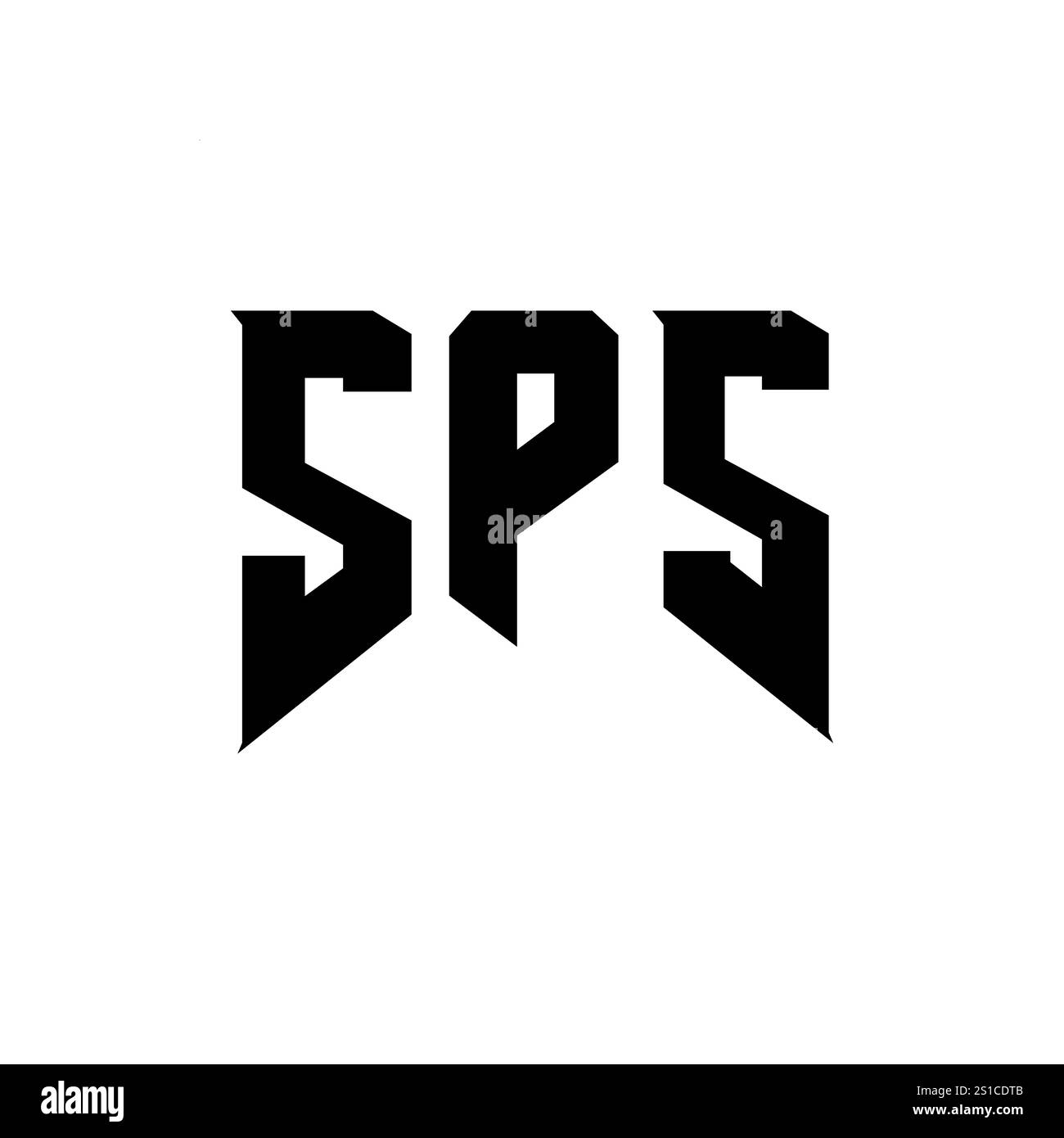 SPS letter logo design for technology company. SPS logo design black ...
