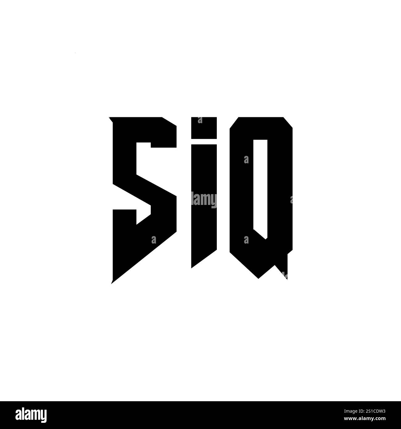 Siq logo design hi-res stock photography and images - Alamy
