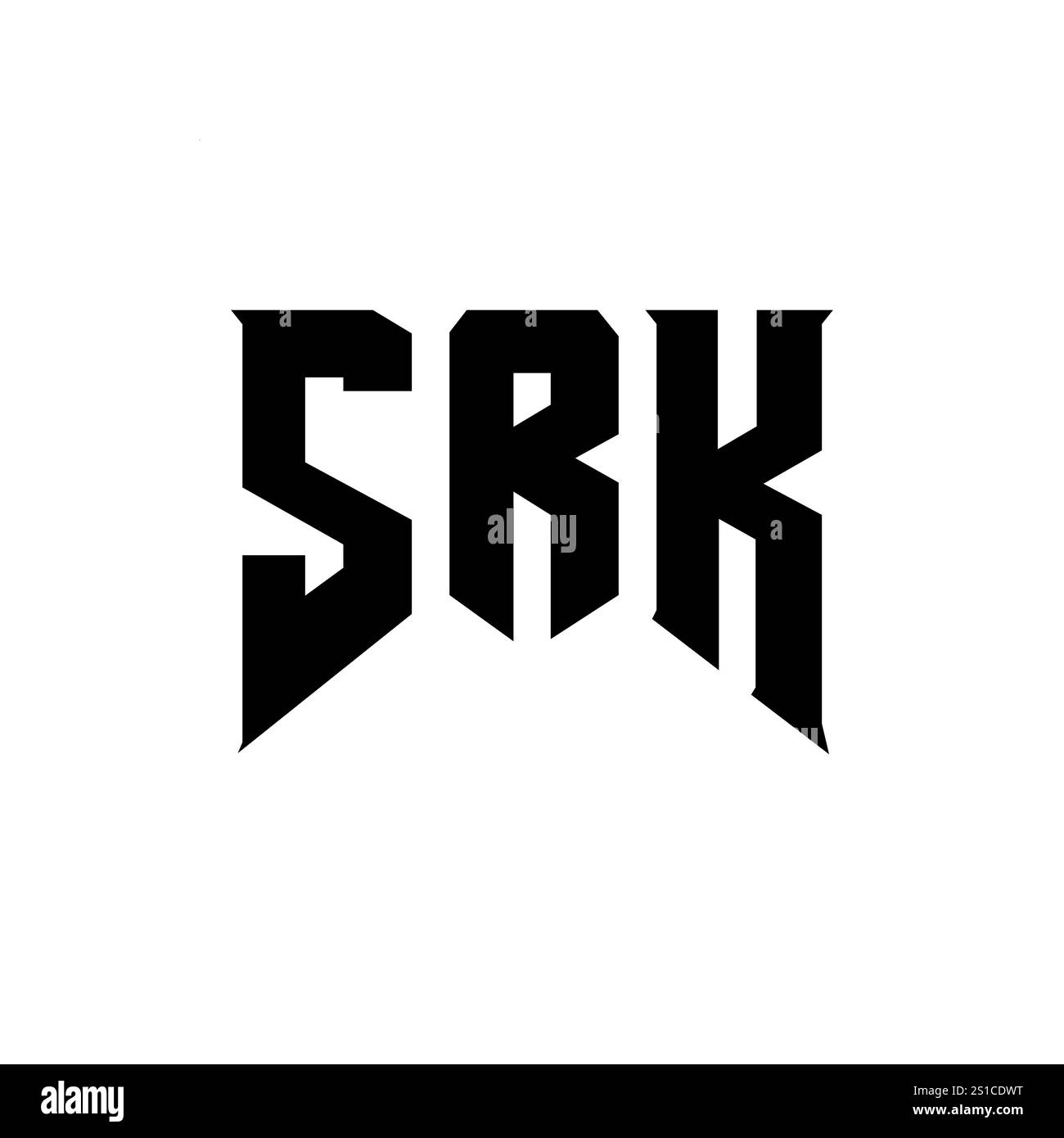 Srk logo design Stock Vector Images - Alamy