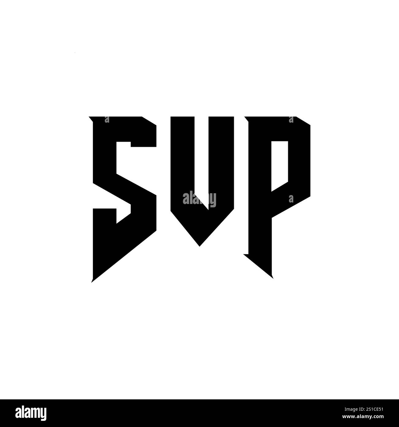 SVP letter logo design for technology company. SVP logo design black ...