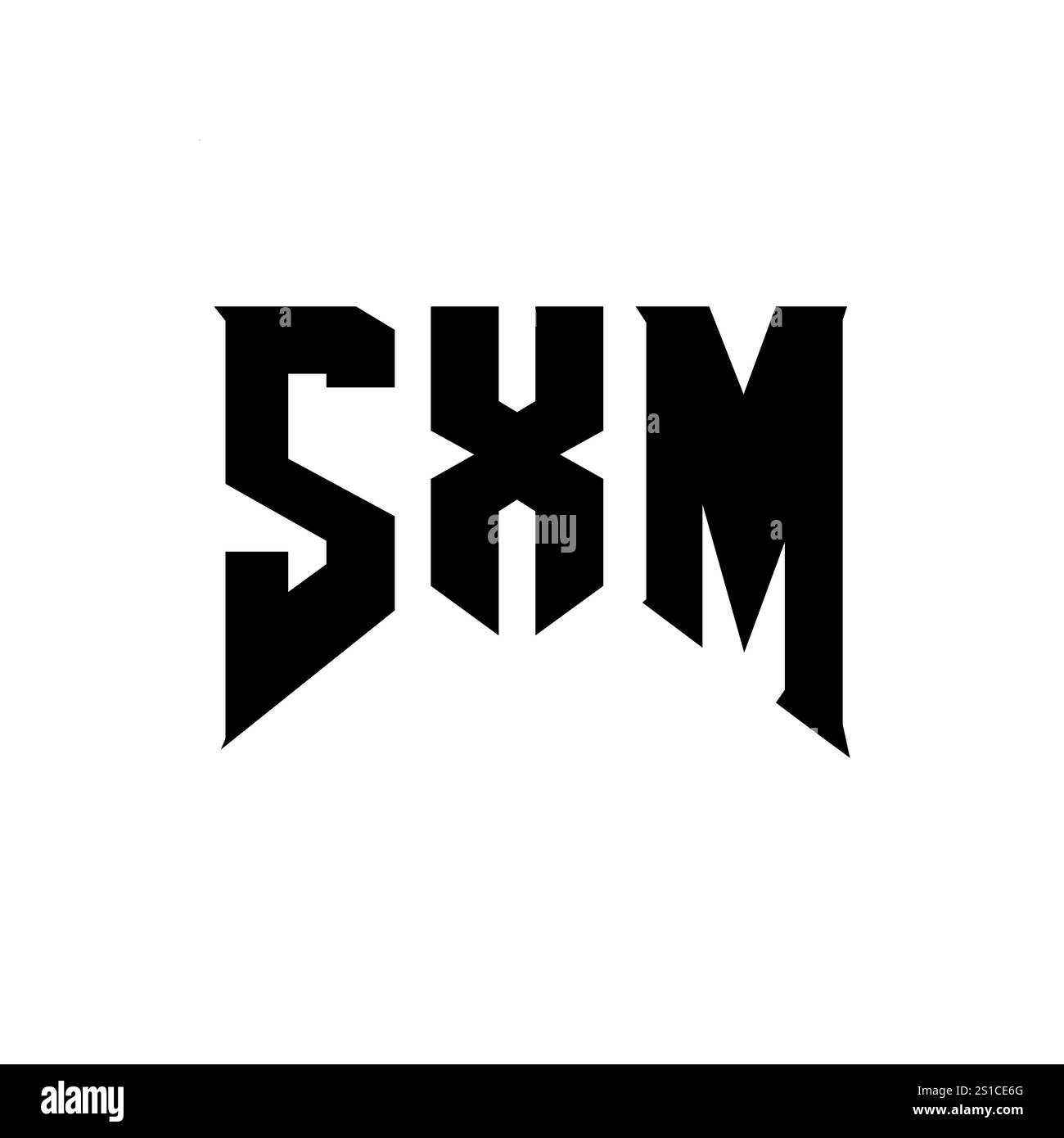 SXM letter logo design for technology company. SXM logo design black ...