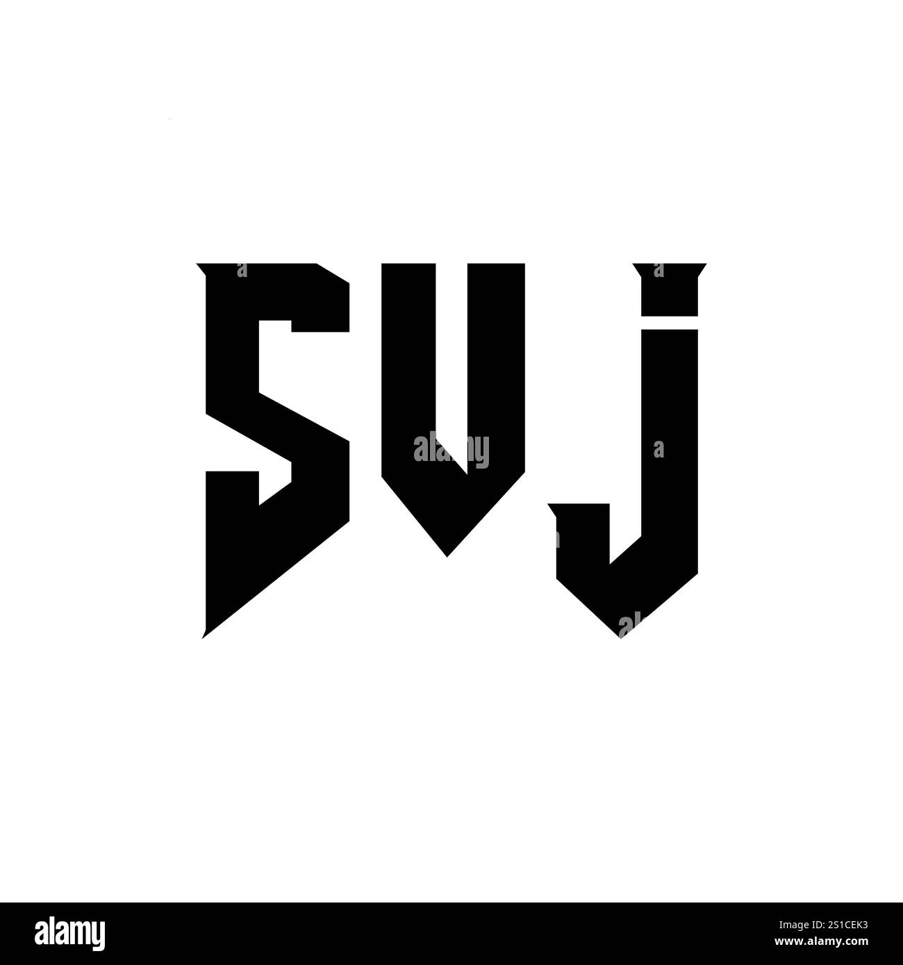 SVJ letter logo design for technology company. SVJ logo design black ...