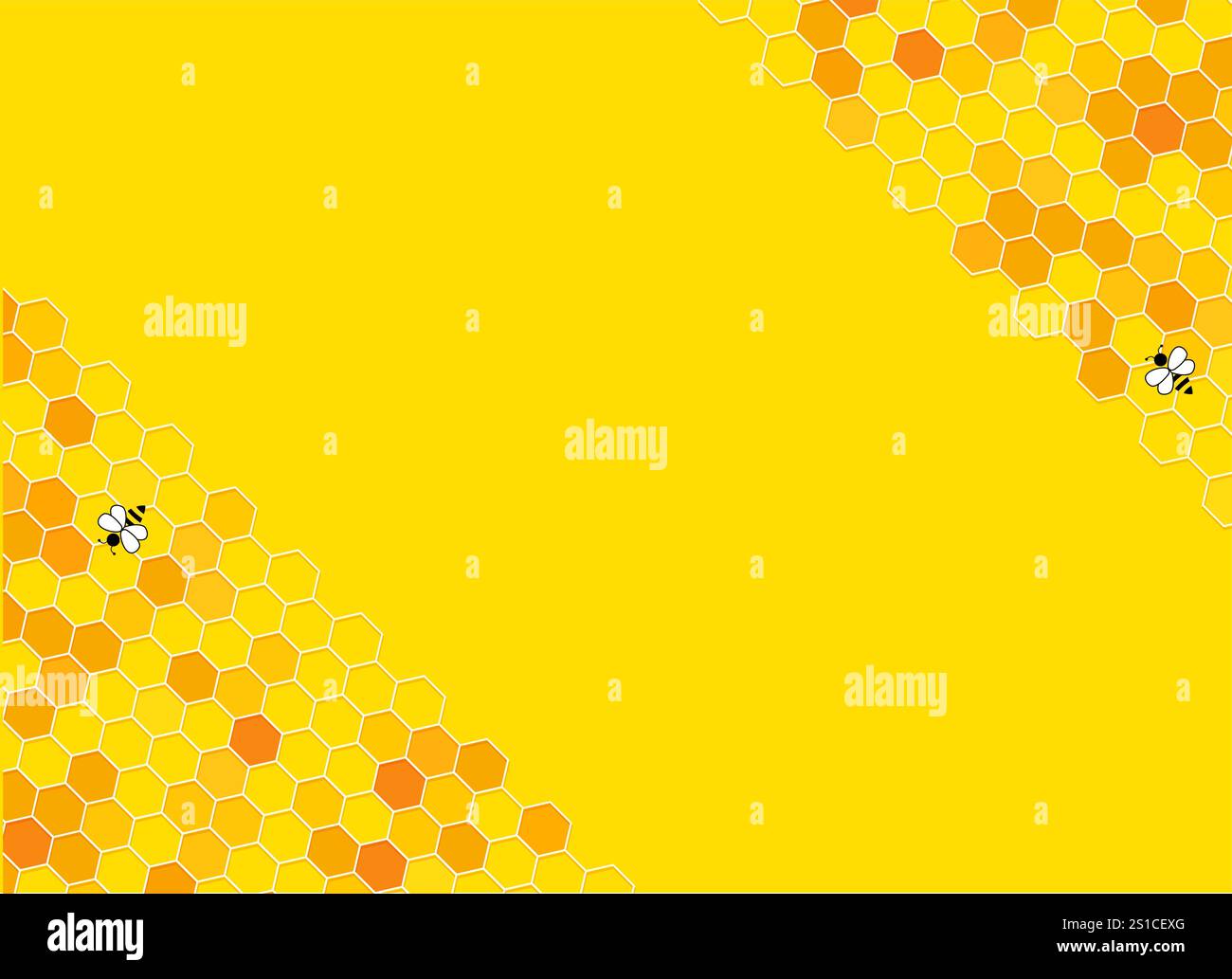 Honeycomb background pattern orange color. vector Illustration Stock ...